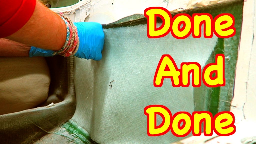 Cutting Out And Replacing A Section Of Fiberglass Stringer! | Boatworks ...