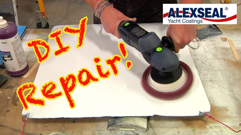 How To Repair Deep Scratches On Your Boat Using Alexseal Paint ...